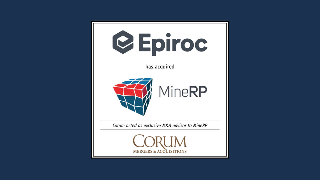 Epiroc Completes Acquisition of Corum Client MineRP | Corum Group